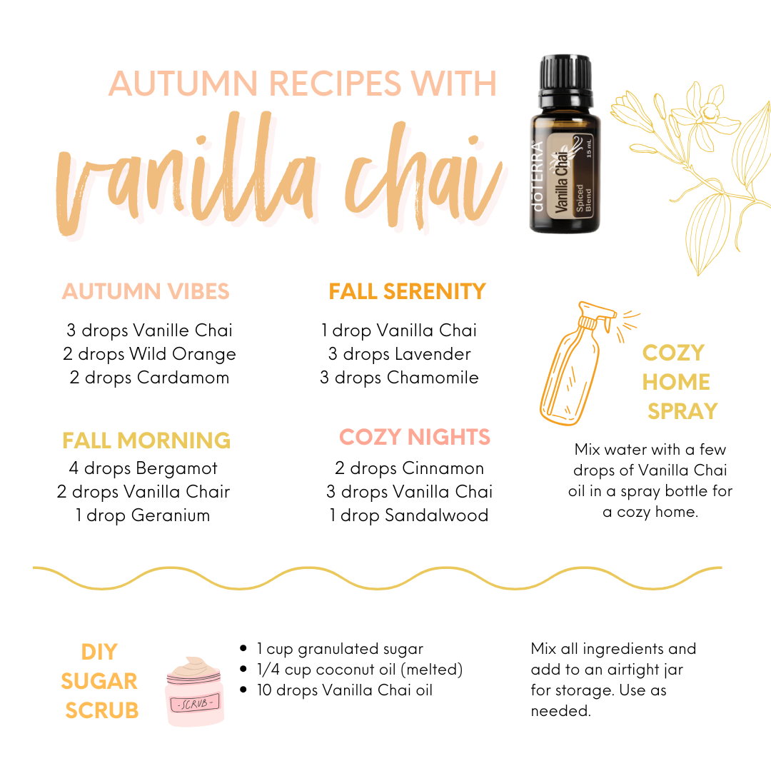 vanilla chai autumn recipes